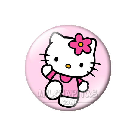 Hello Kitty saludando